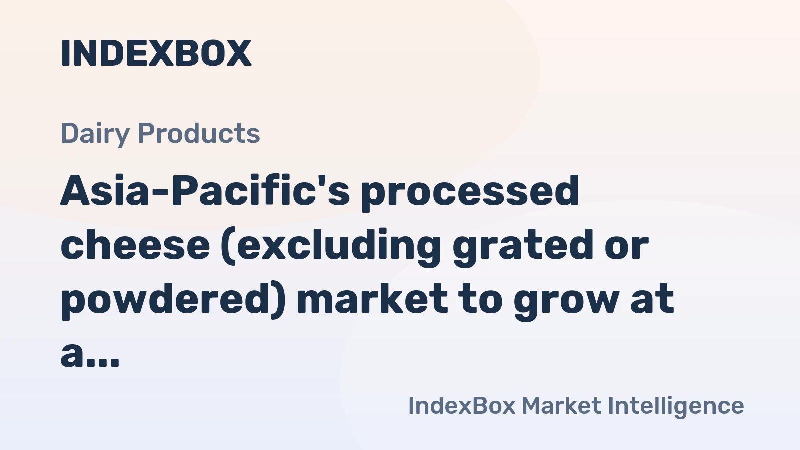 Asia-Pacific's processed cheese (excluding grated or powdered) market to grow at a 2.4% CAGR, reaching $20.2B by 2035 on steady demand.