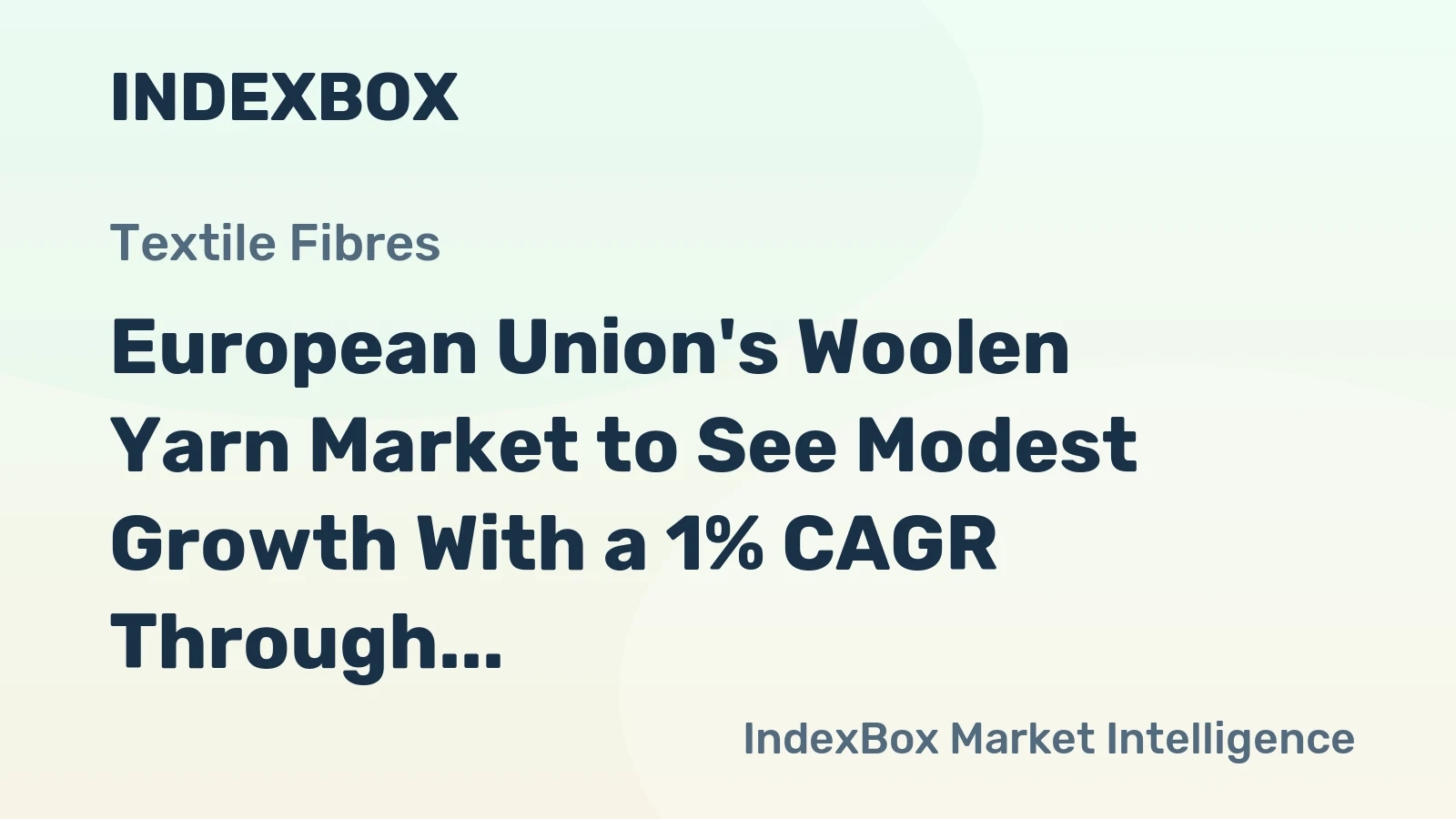 European Union's Woolen Yarn Market to See Modest Growth With a 1% CAGR Through 2035