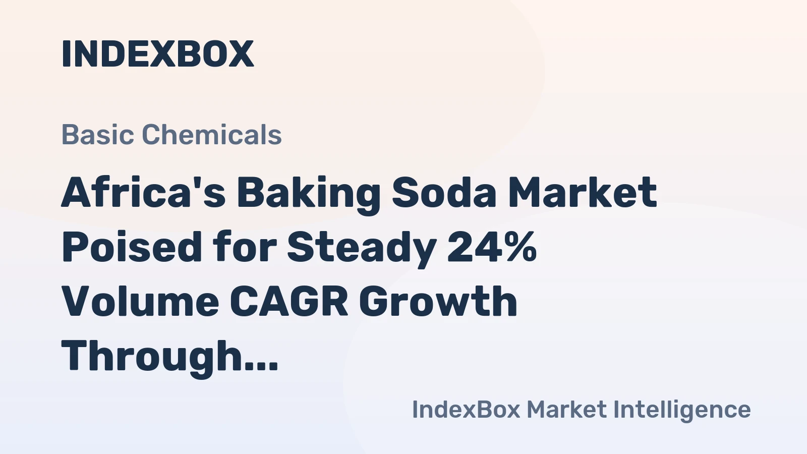 Africa's Baking Soda Market Poised for Steady 24% Volume CAGR Growth Through 2035