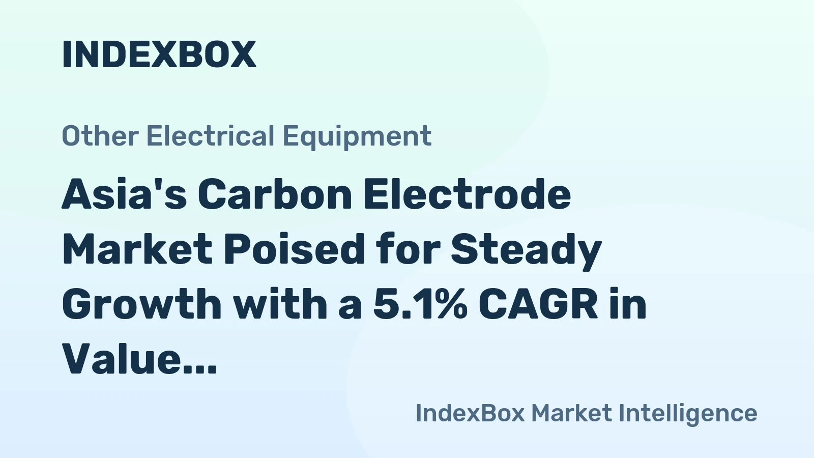 Asia's Carbon Electrode Market Poised for Steady Growth with a 5.1% CAGR in Value