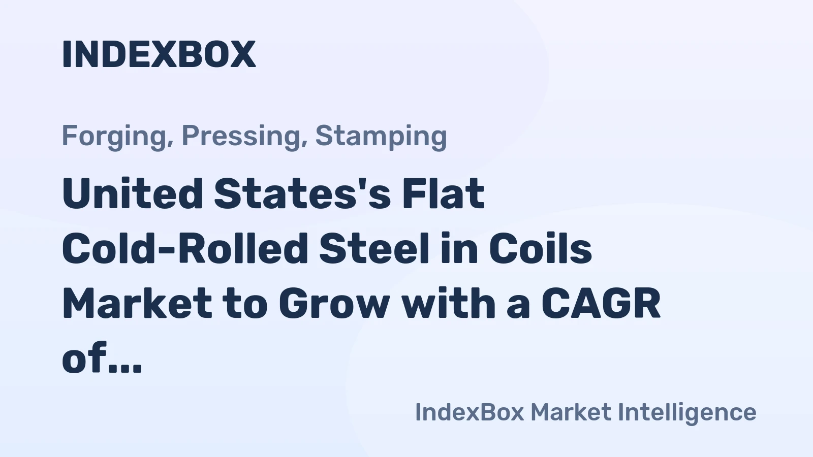 United States's Flat Cold-Rolled Steel in Coils Market to Grow with a CAGR of +0.1% Over the Next Decade