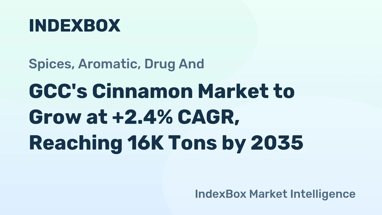 GCC's Cinnamon Market to Grow at +2.4% CAGR, Reaching 16K Tons by 2035
