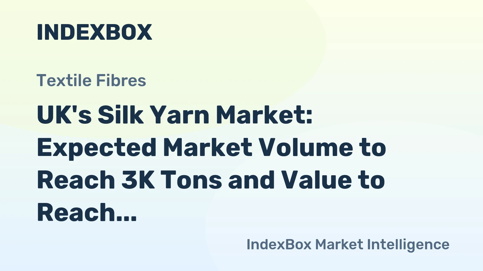 UK's Silk Yarn Market: Expected Market Volume to Reach 3K Tons and Value to Reach $194M by 2035