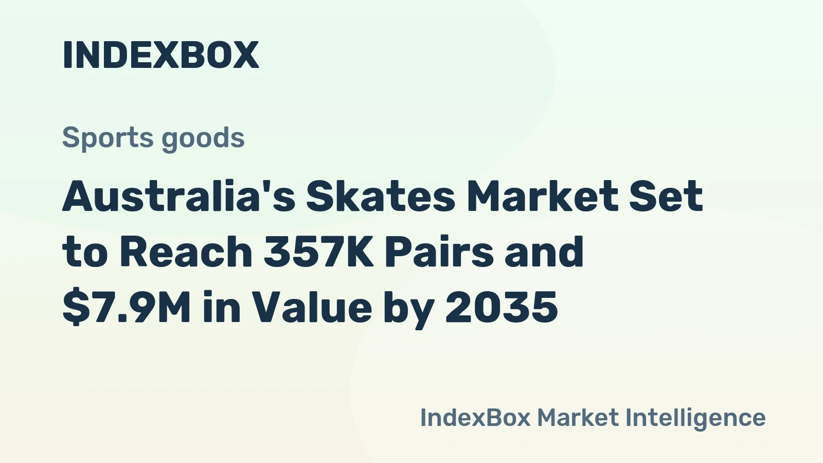 Australia's Skates Market Set to Reach 357K Pairs and $7.9M in Value by 2035