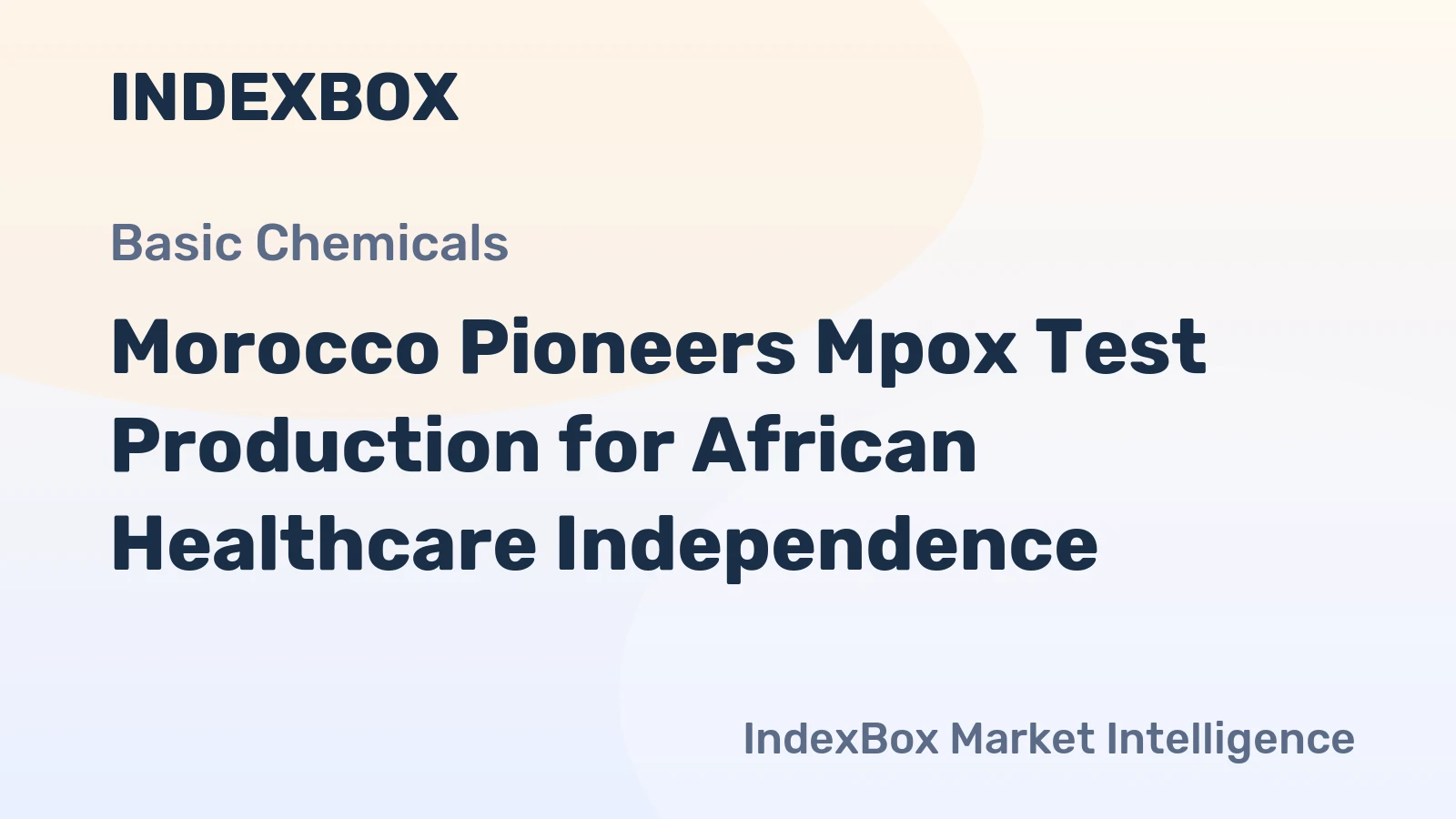 Morocco Pioneers Mpox Test Production for African Healthcare Independence