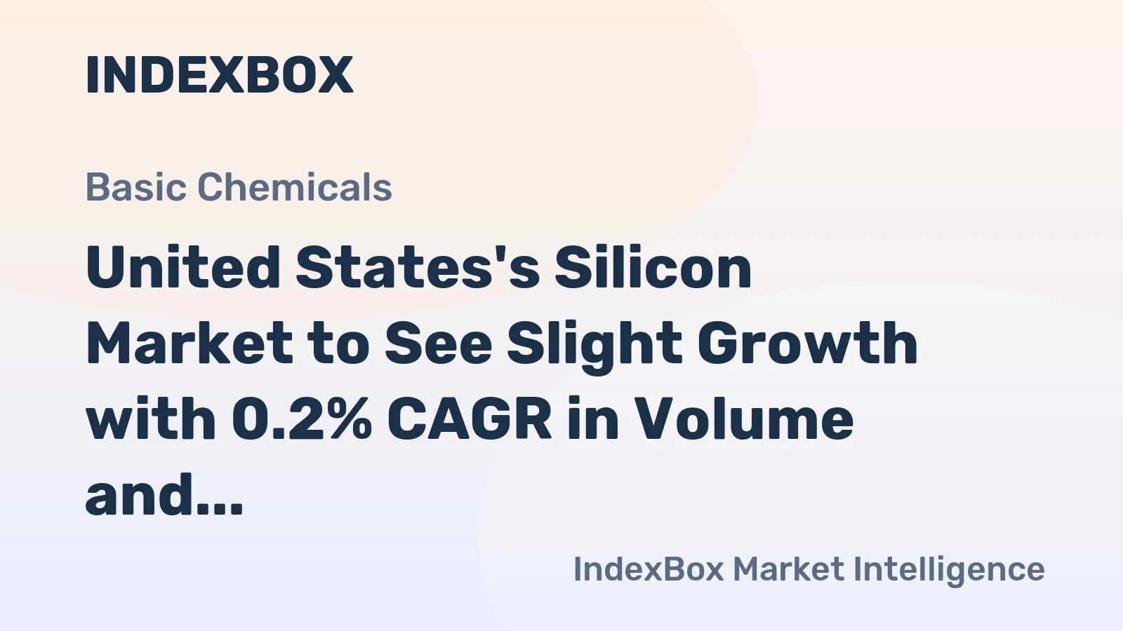 United States's Silicon Market to See Slight Growth with 0.2% CAGR in Volume and 1.7% CAGR in Value by 2035
