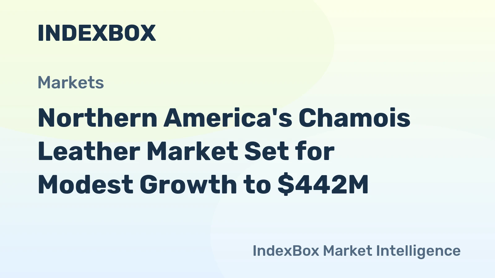 Northern America's Chamois Leather Market Set for Modest Growth to $442M