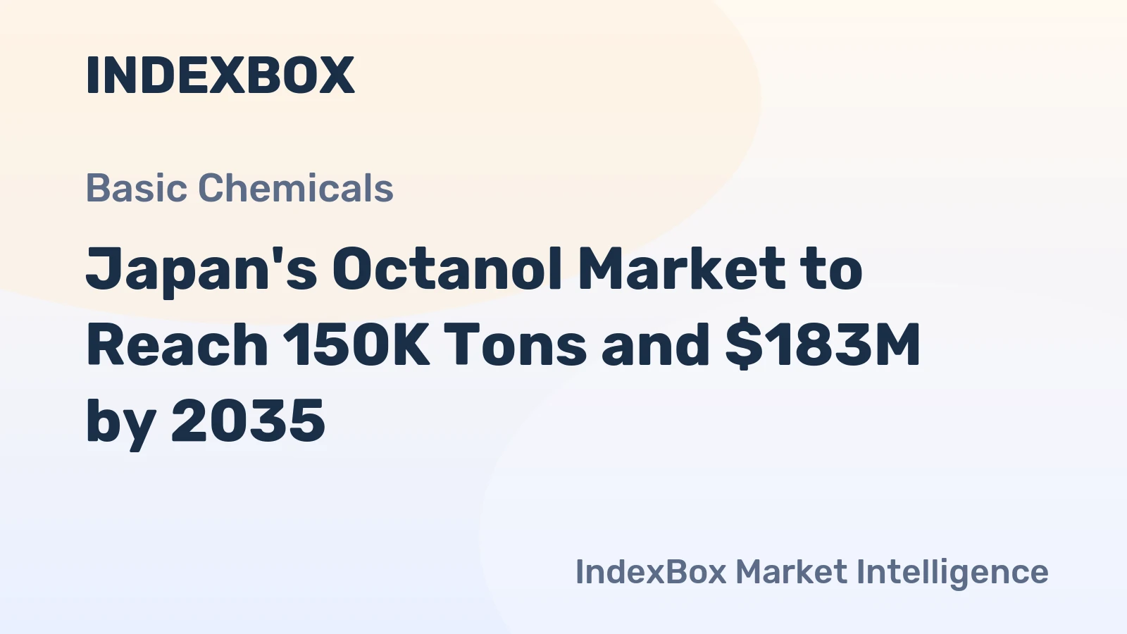 Japan's Octanol Market to Reach 150K Tons and $183M by 2035
