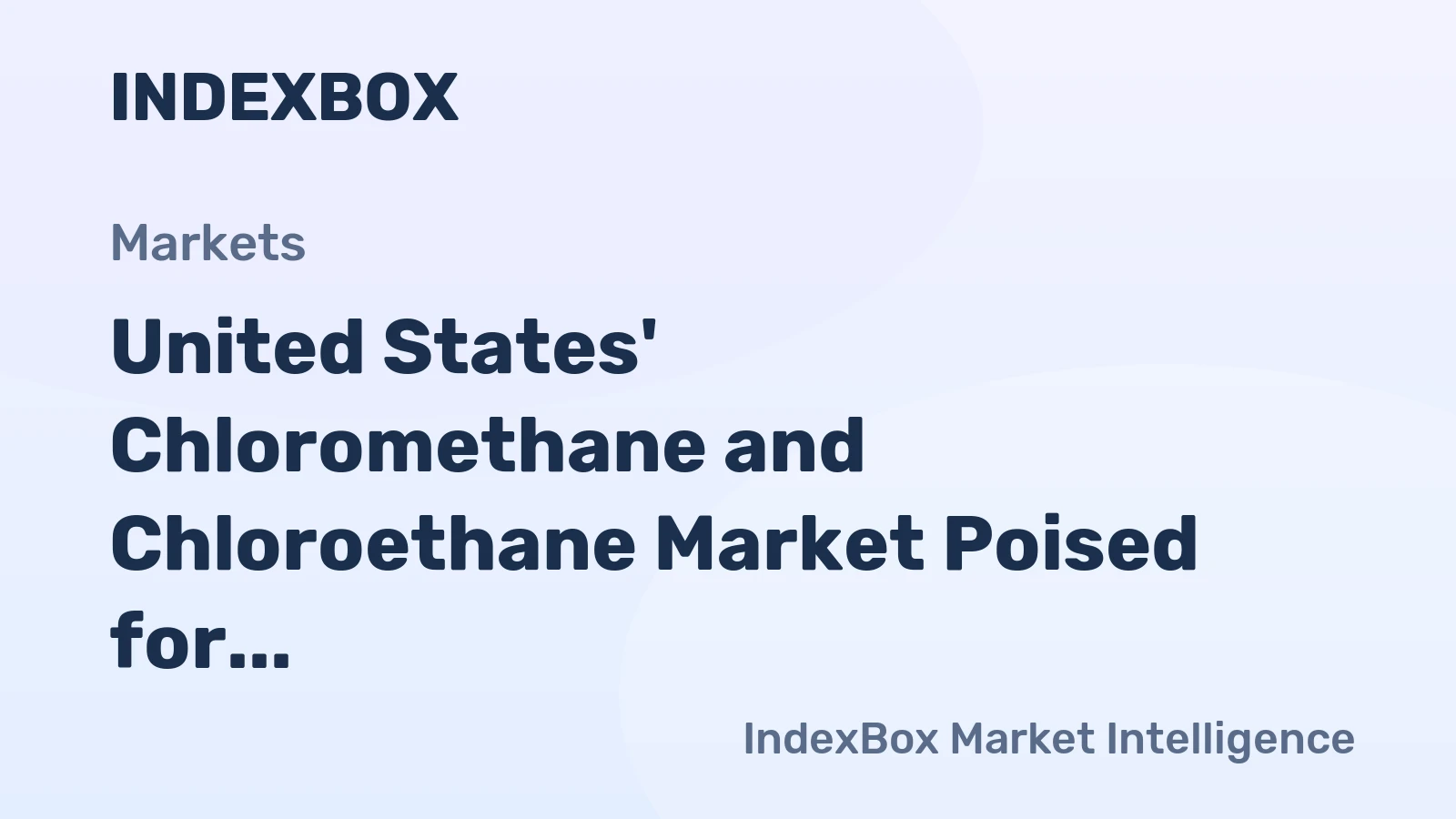 United States' Chloromethane and Chloroethane Market Poised for Steady Growth With 1.3% CAGR Through 2035