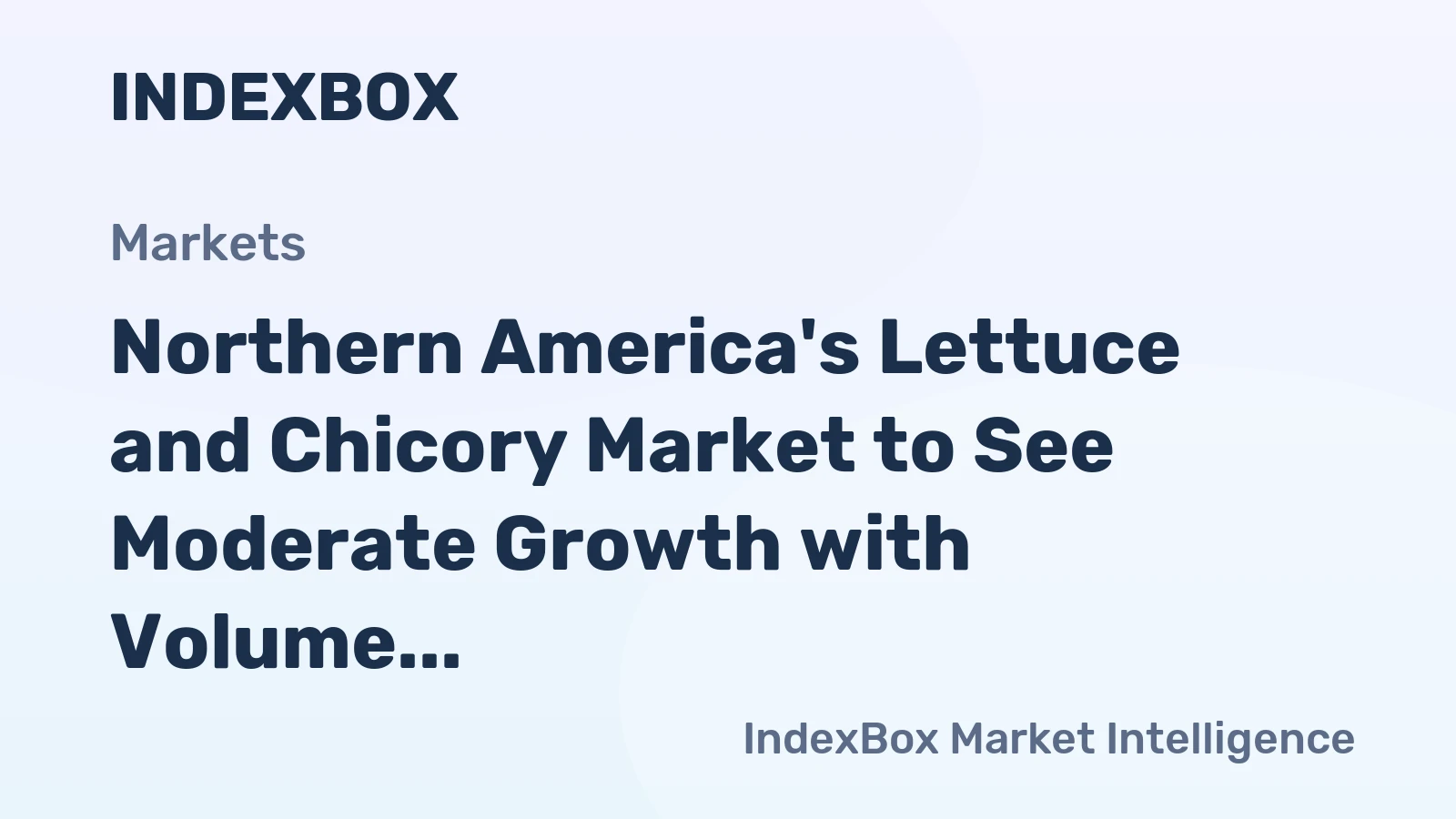 Northern America's Lettuce and Chicory Market to See Moderate Growth with Volume Reaching 5.2M Tons and Value Reaching $10.3B by 2035