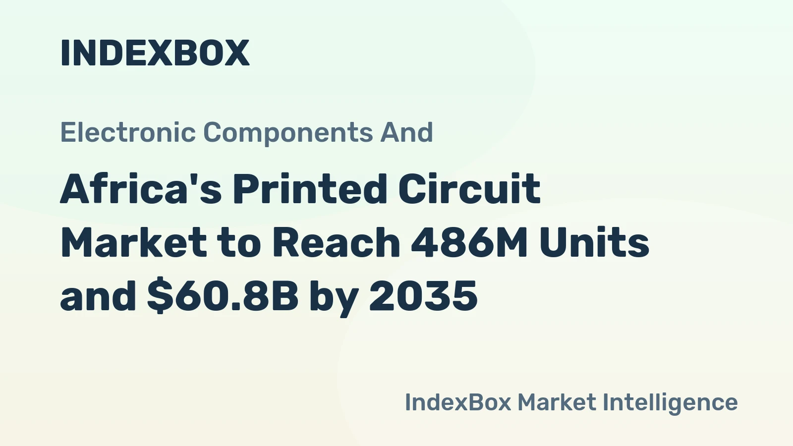 Africa's Printed Circuit Market to Reach 486M Units and $60.8B by 2035