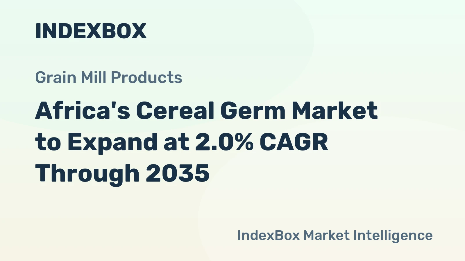 Africa's Cereal Germ Market to Expand at 2.0% CAGR Through 2035