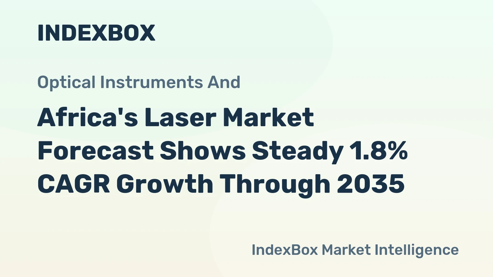 Africa's Laser Market Forecast Shows Steady 1.8% CAGR Growth Through 2035