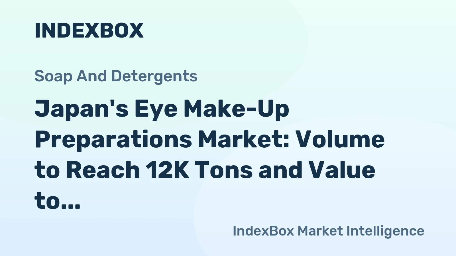 Japan's Eye Make-Up Preparations Market: Volume to Reach 12K Tons and Value to Hit $1.6B by 2035