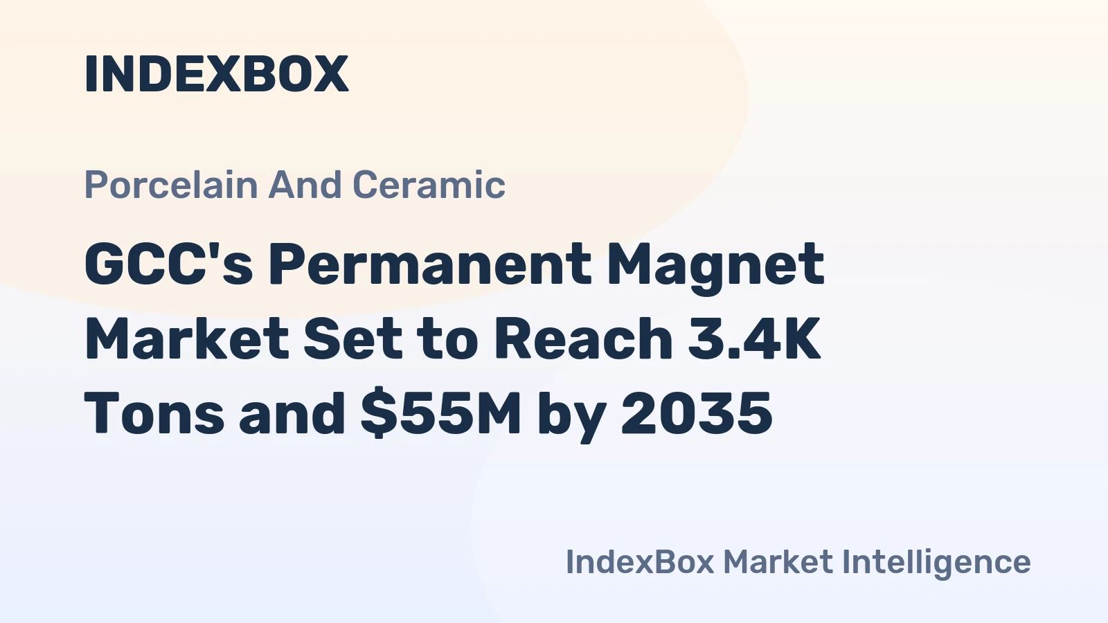 GCC's Permanent Magnet Market Set to Reach 3.4K Tons and $55M by 2035