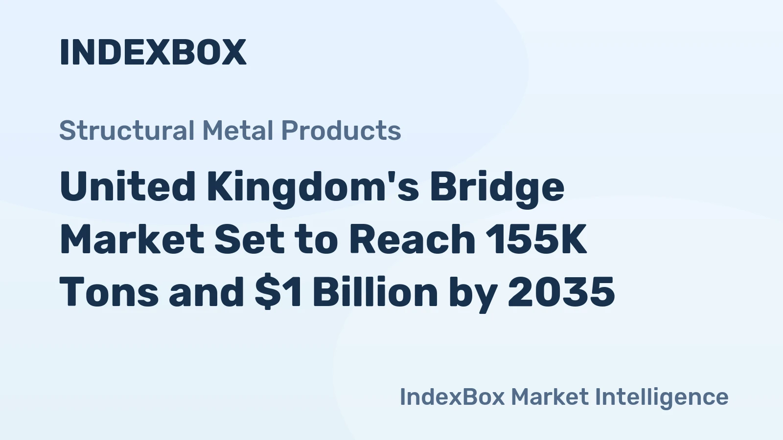 United Kingdom's Bridge Market Set to Reach 155K Tons and $1 Billion by 2035
