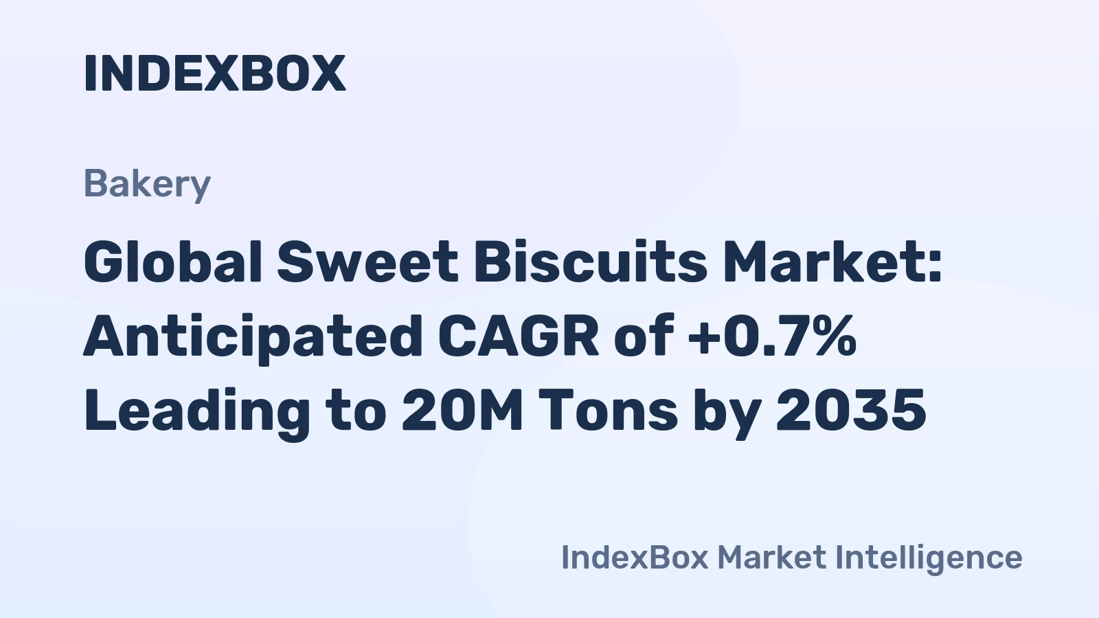 Global Sweet Biscuits Market: Anticipated CAGR of +0.7% Leading to 20M Tons by 2035