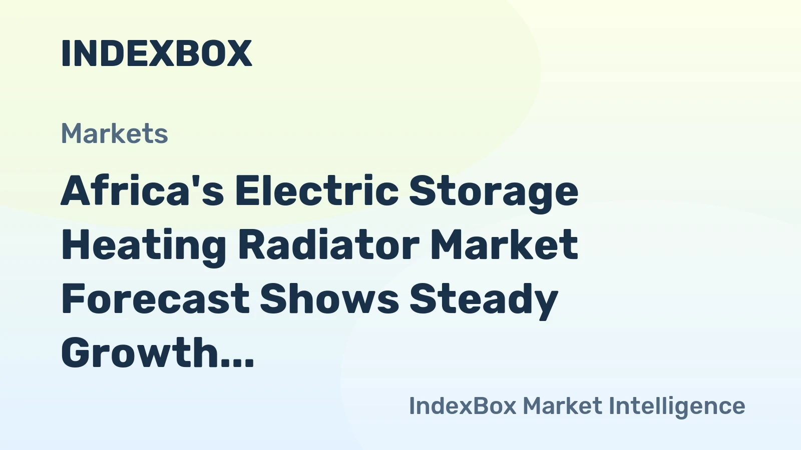 Africa's Electric Storage Heating Radiator Market Forecast Shows Steady Growth with 2% CAGR Through 2035
