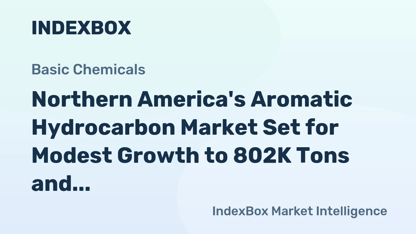 Northern America's Aromatic Hydrocarbon Market Set for Modest Growth to 802K Tons and $645M