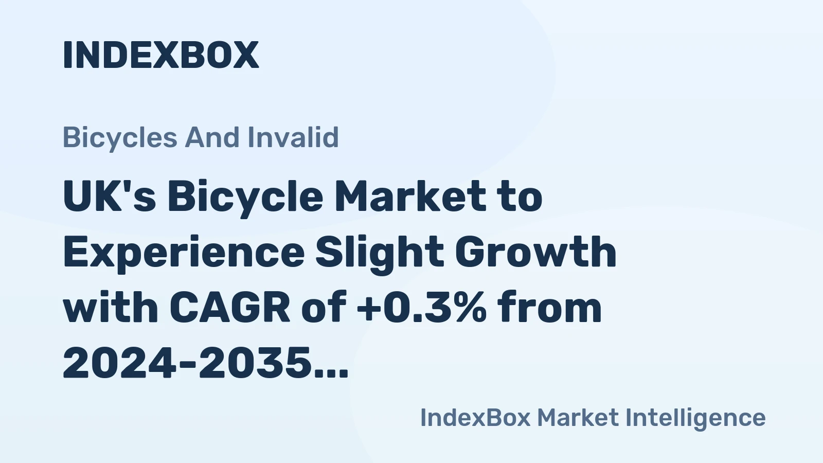 UK's Bicycle Market to Experience Slight Growth with CAGR of +0.3% from 2024-2035