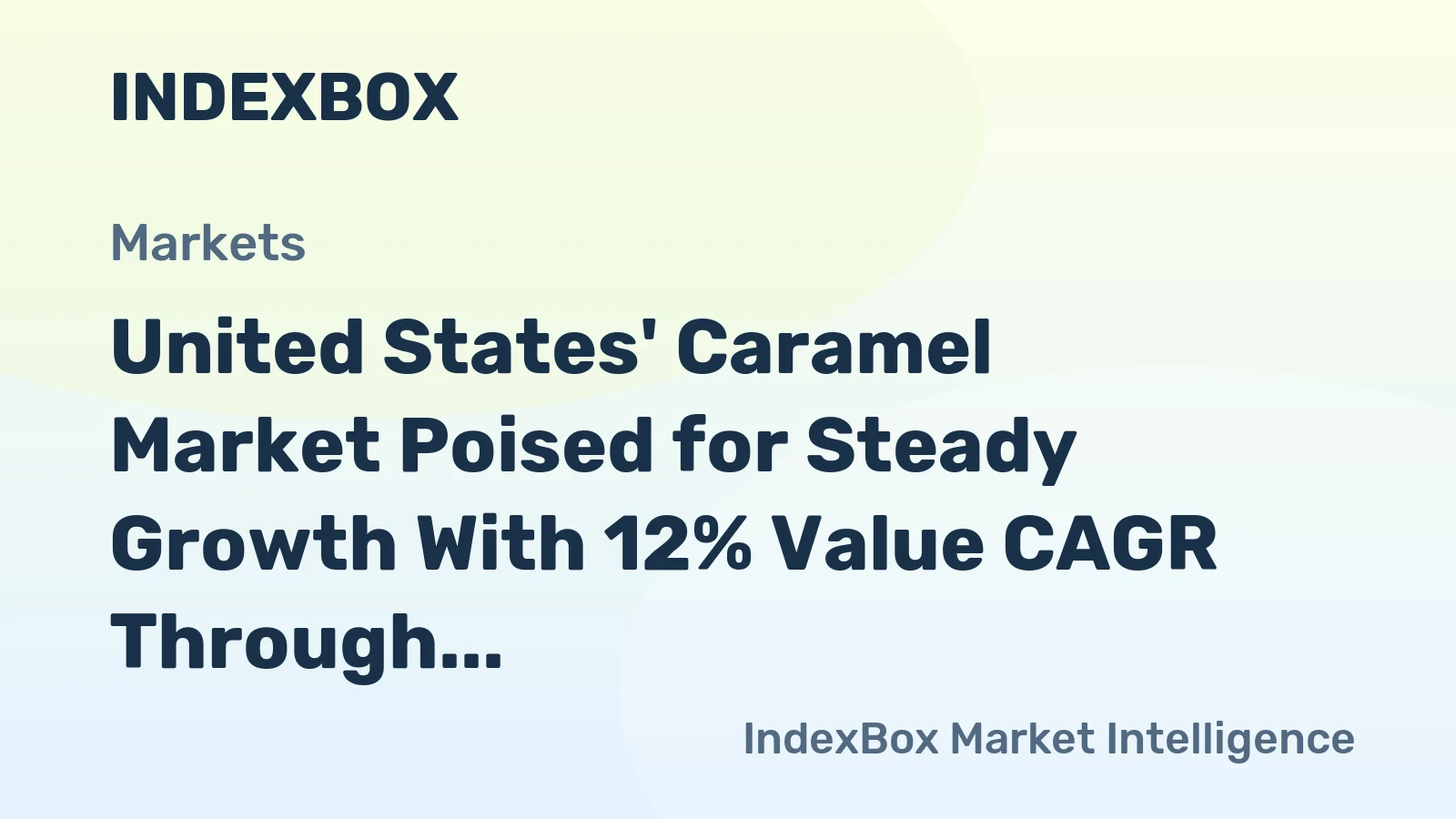 United States' Caramel Market Poised for Steady Growth With 12% Value CAGR Through 2035