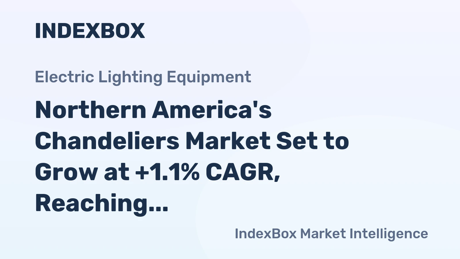 Northern America's Chandeliers Market Set to Grow at +1.1% CAGR, Reaching 676K Tons by 2035