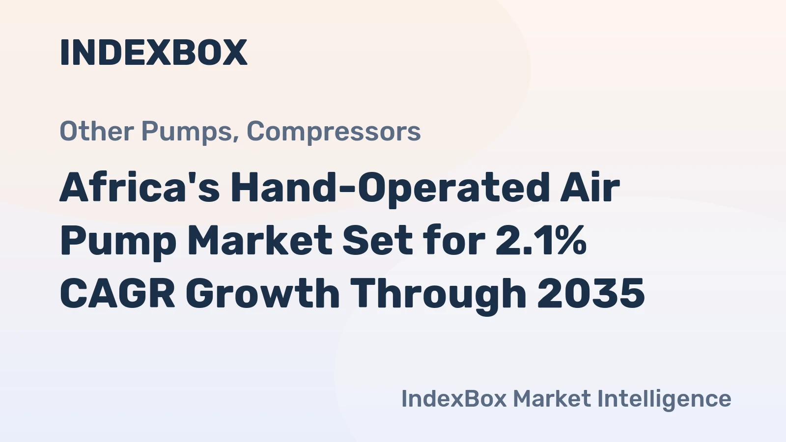 Africa's Hand-Operated Air Pump Market Set for 2.1% CAGR Growth Through 2035