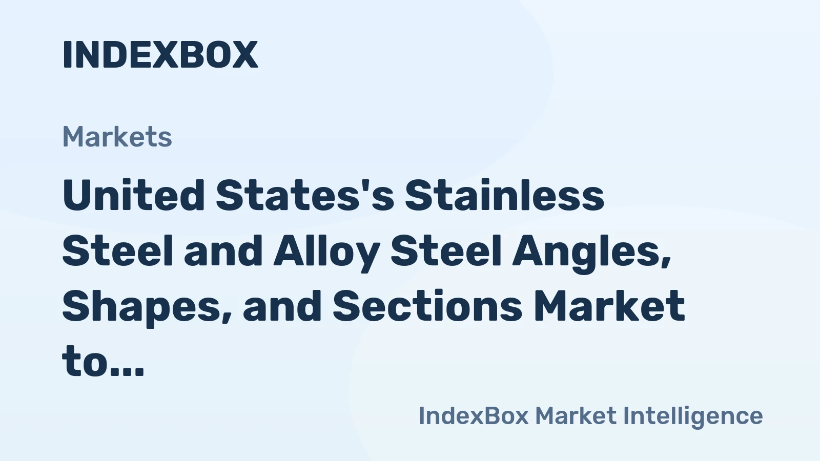 United States's Stainless Steel and Alloy Steel Angles, Shapes, and Sections Market to Expand at 4.2% CAGR through 2035