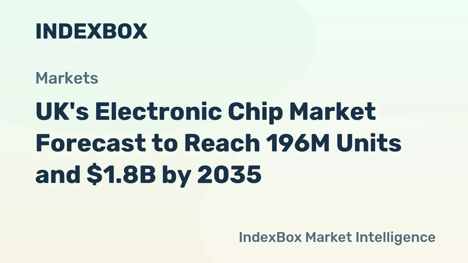 UK's Electronic Chip Market Forecast to Reach 196M Units and $1.8B by 2035