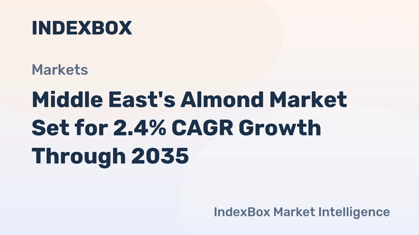 Middle East's Almond Market Set for 2.4% CAGR Growth Through 2035