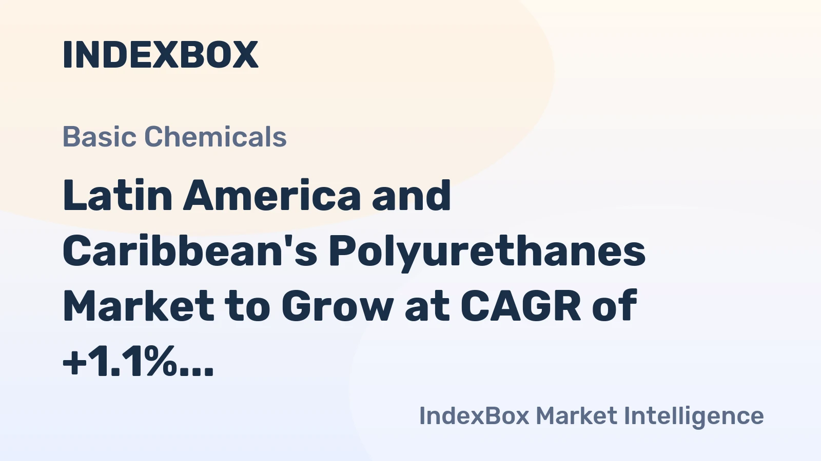 Latin America and Caribbean's Polyurethanes Market to Grow at CAGR of +1.1% through 2035, Reaching 620K tons