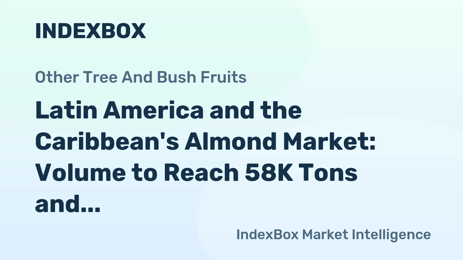 Latin America and the Caribbean's Almond Market: Volume to Reach 58K Tons and Value to Hit $451M by 2035