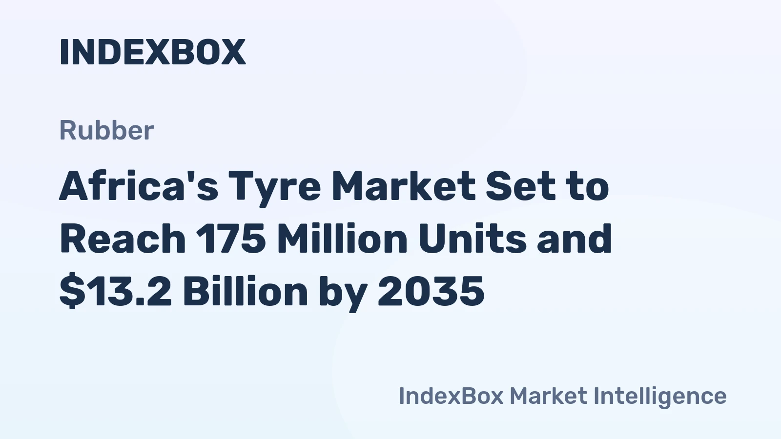 Africa's Tyre Market Set to Reach 175 Million Units and $13.2 Billion by 2035
