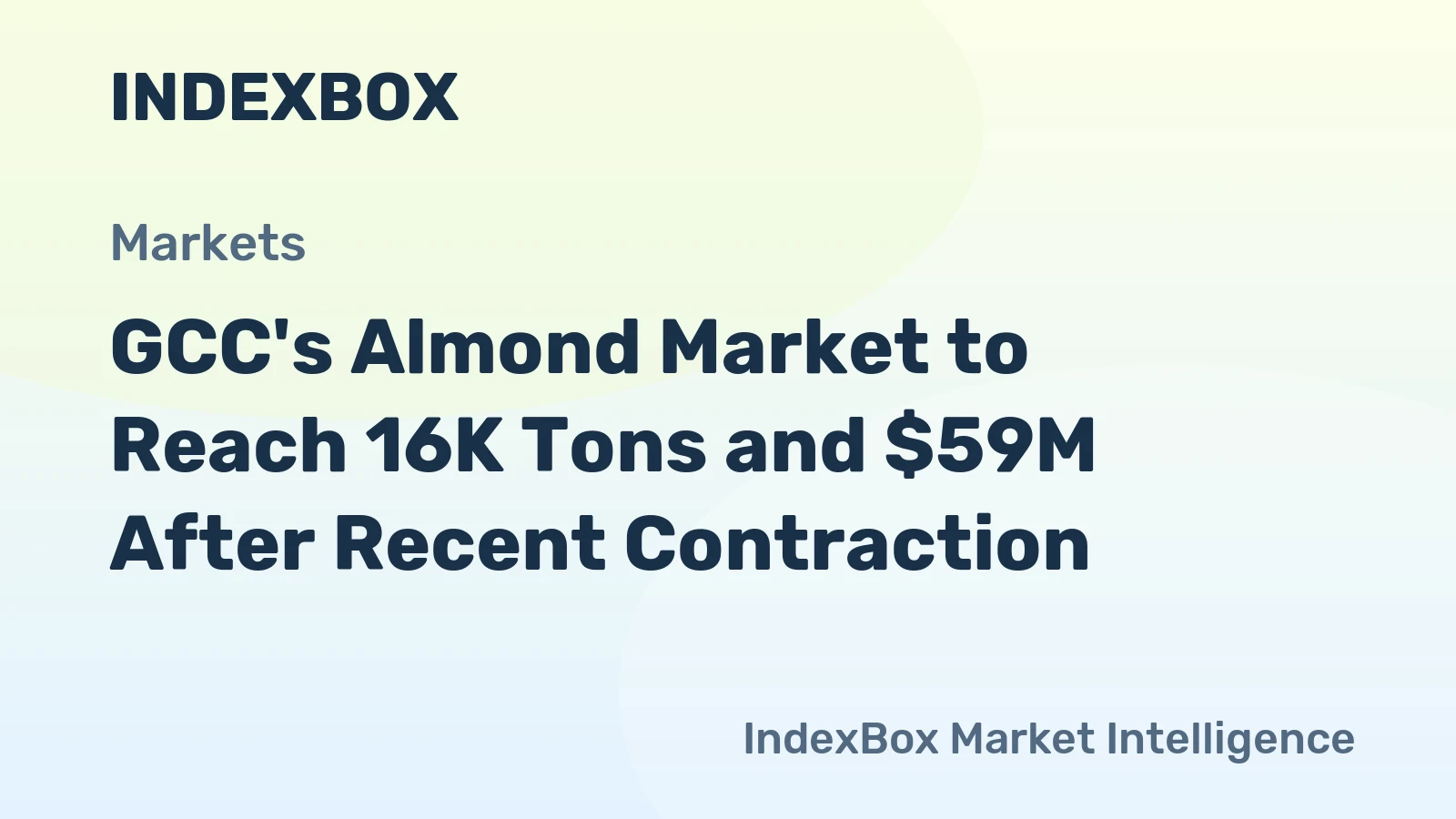 GCC's Almond Market to Reach 16K Tons and $59M After Recent Contraction