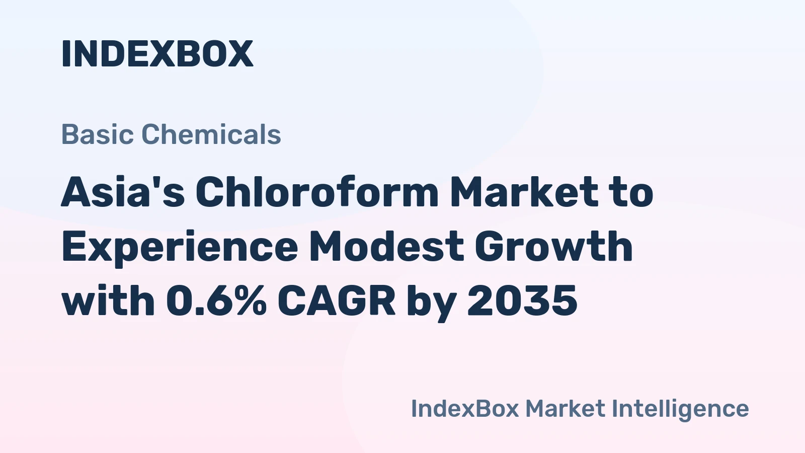 Asia's Chloroform Market to Experience Modest Growth with 0.6% CAGR by 2035