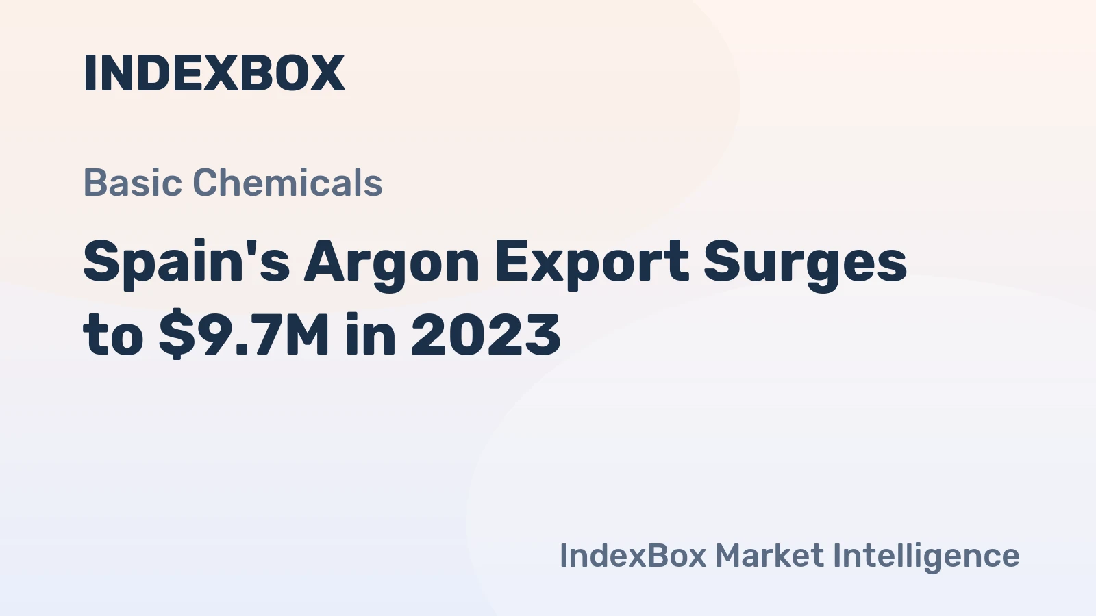 Spain's Argon Export Surges to $9.7M in 2023