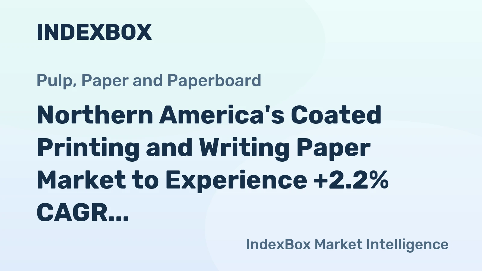 Northern America's Coated Printing and Writing Paper Market to Experience +2.2% CAGR Growth from 2024 to 2035