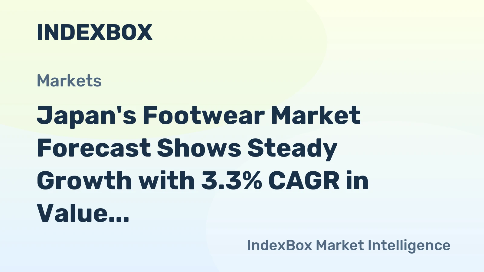 Japan's Footwear Market Forecast Shows Steady Growth with 3.3% CAGR in Value Through 2035