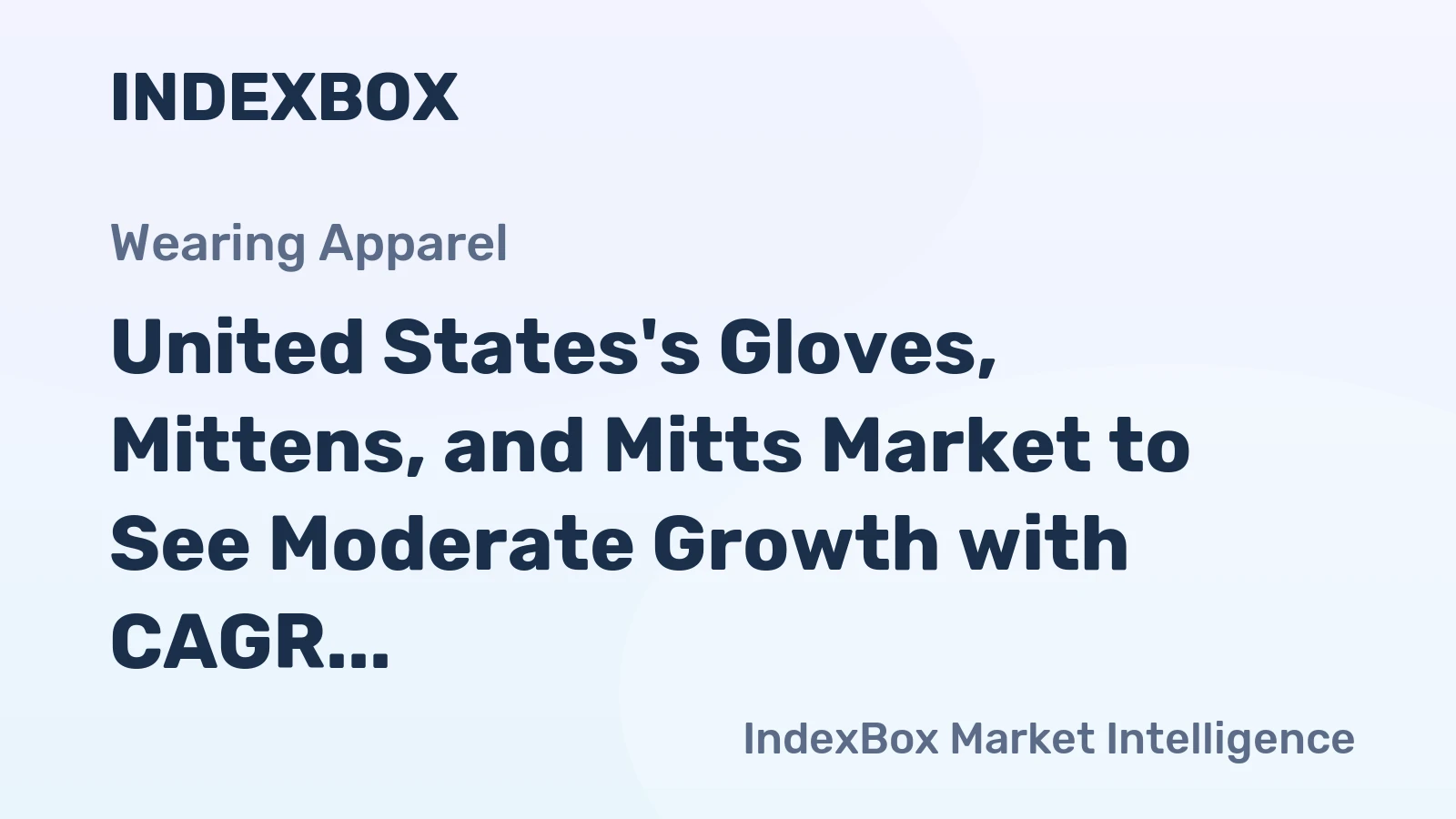 United States's Gloves, Mittens, and Mitts Market to See Moderate Growth with CAGR of +1.3% from 2024 to 2035