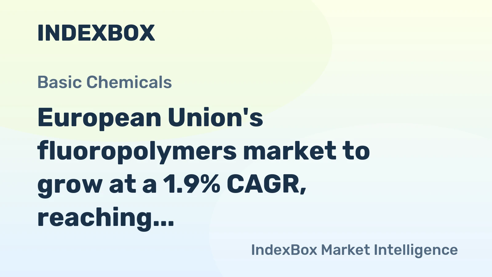 European Union's fluoropolymers market to grow at a 1.9% CAGR, reaching $2.3B by 2035, driven by rising demand.
