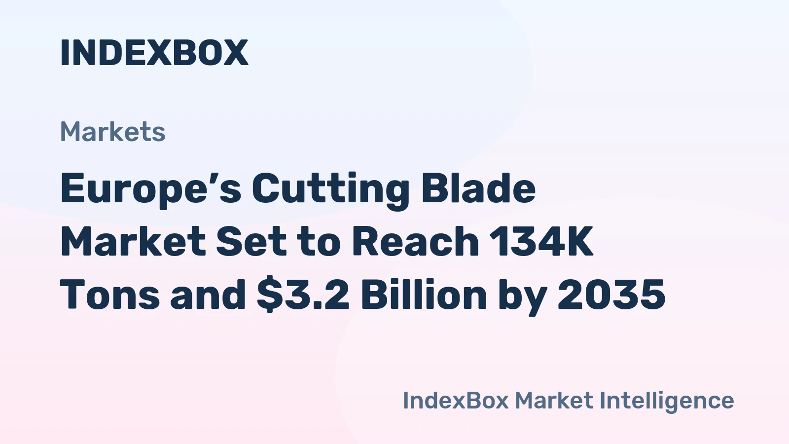 Europe’s Cutting Blade Market Set to Reach 134K Tons and $3.2 Billion by 2035