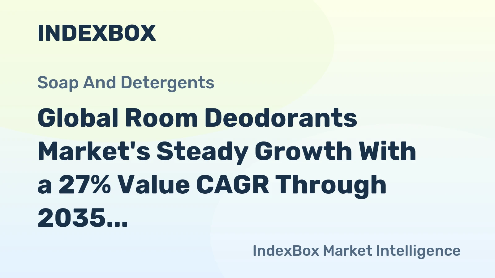 Global Room Deodorants Market's Steady Growth With a 27% Value CAGR Through 2035