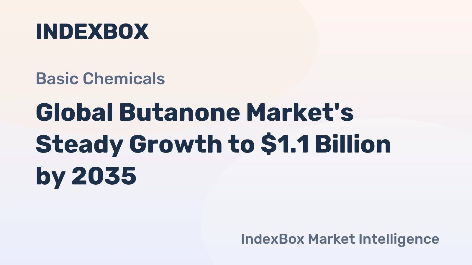 Global Butanone Market's Steady Growth to $1.1 Billion by 2035