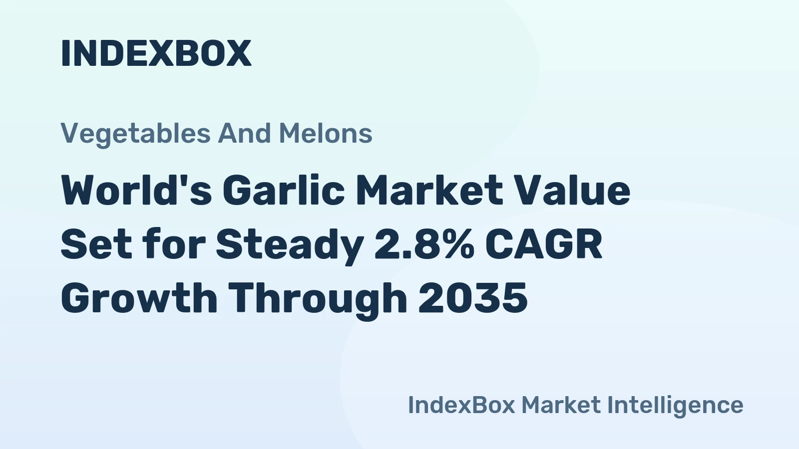 World's Garlic Market Value Set for Steady 2.8% CAGR Growth Through 2035