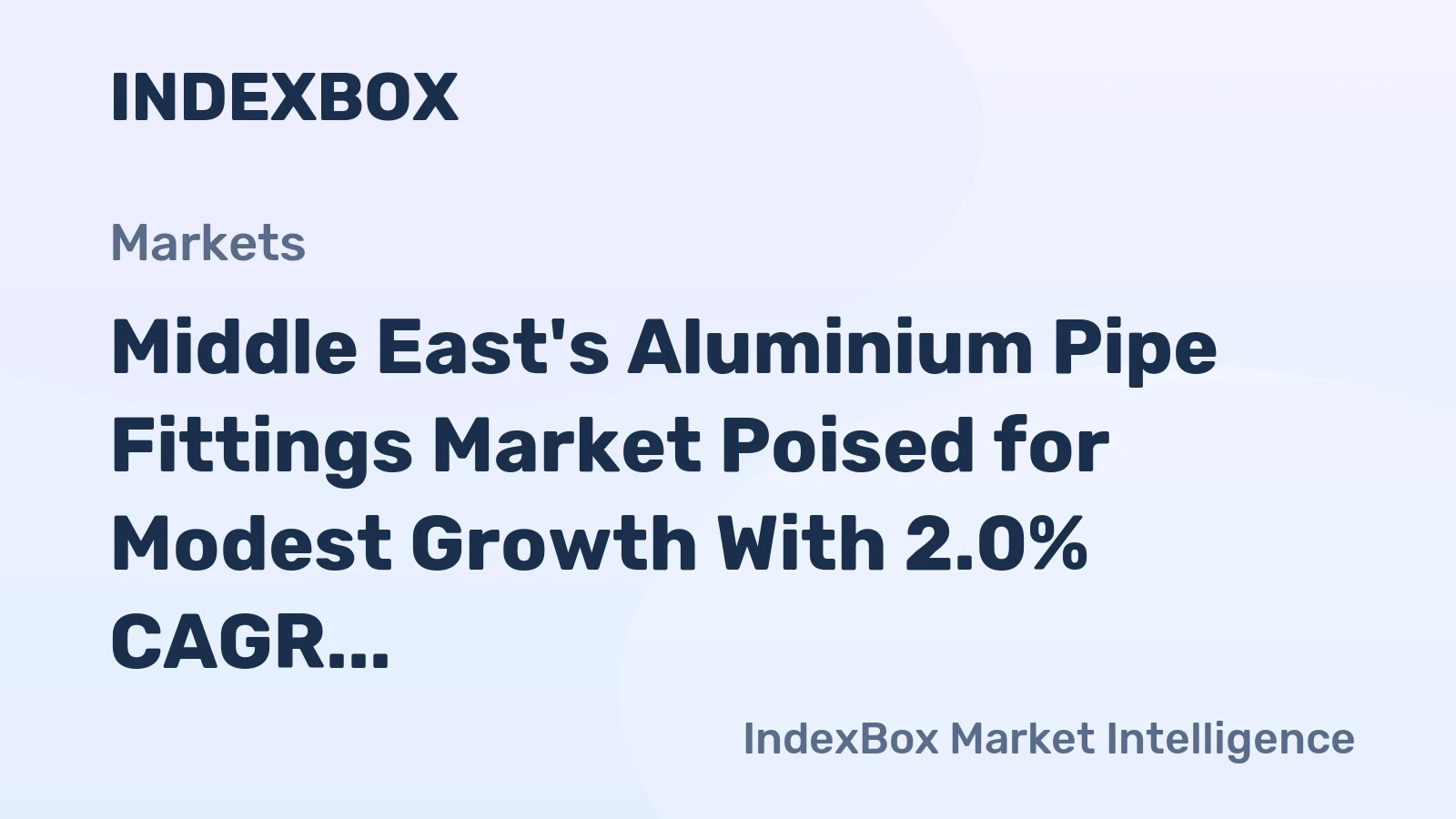 Middle East's Aluminium Pipe Fittings Market Poised for Modest Growth With 2.0% CAGR Through 2035