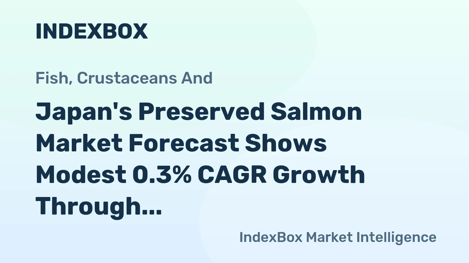 Japan's Preserved Salmon Market Forecast Shows Modest 0.3% CAGR Growth Through 2035