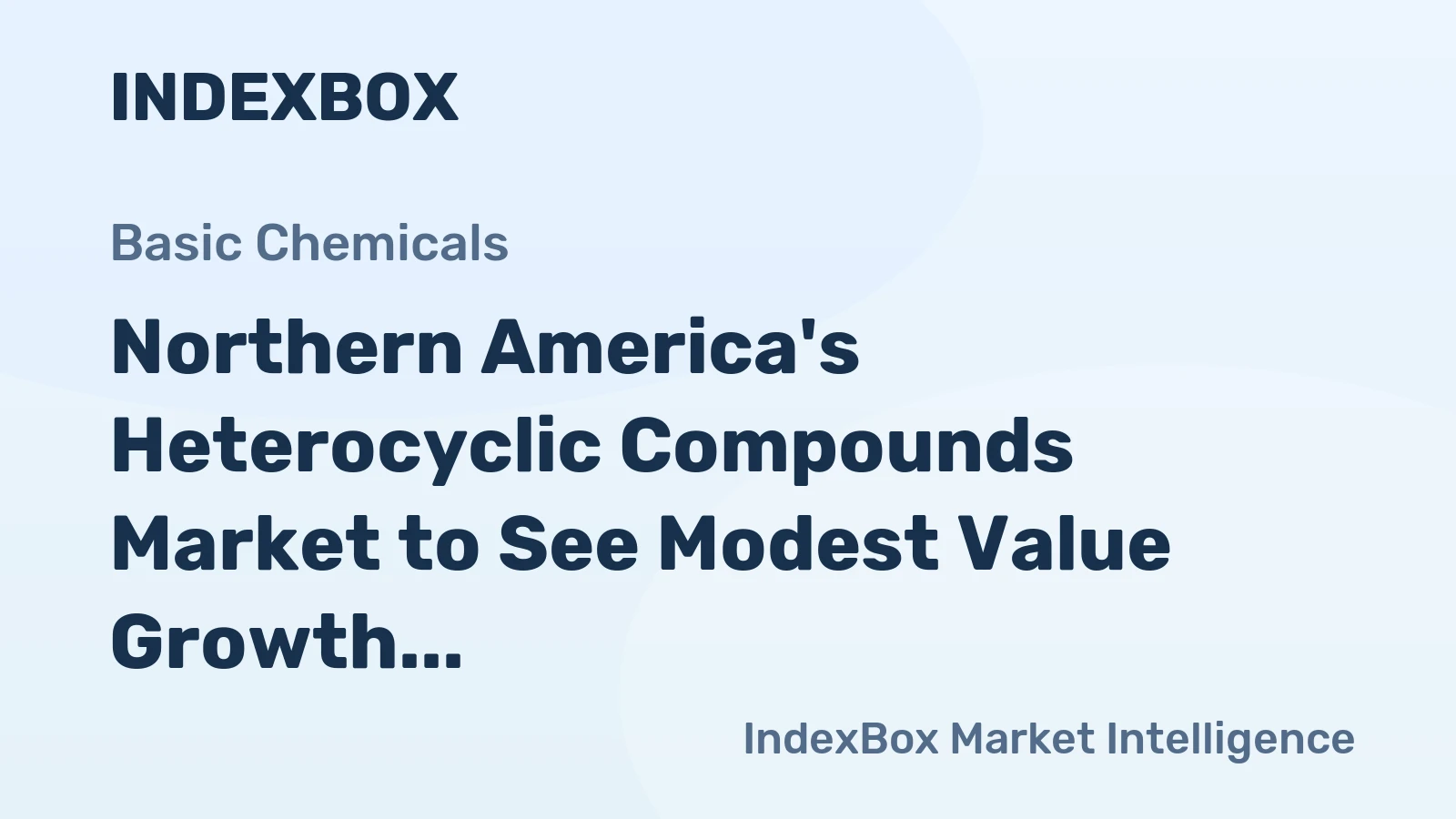 Northern America's Heterocyclic Compounds Market to See Modest Value Growth at +1.4% CAGR