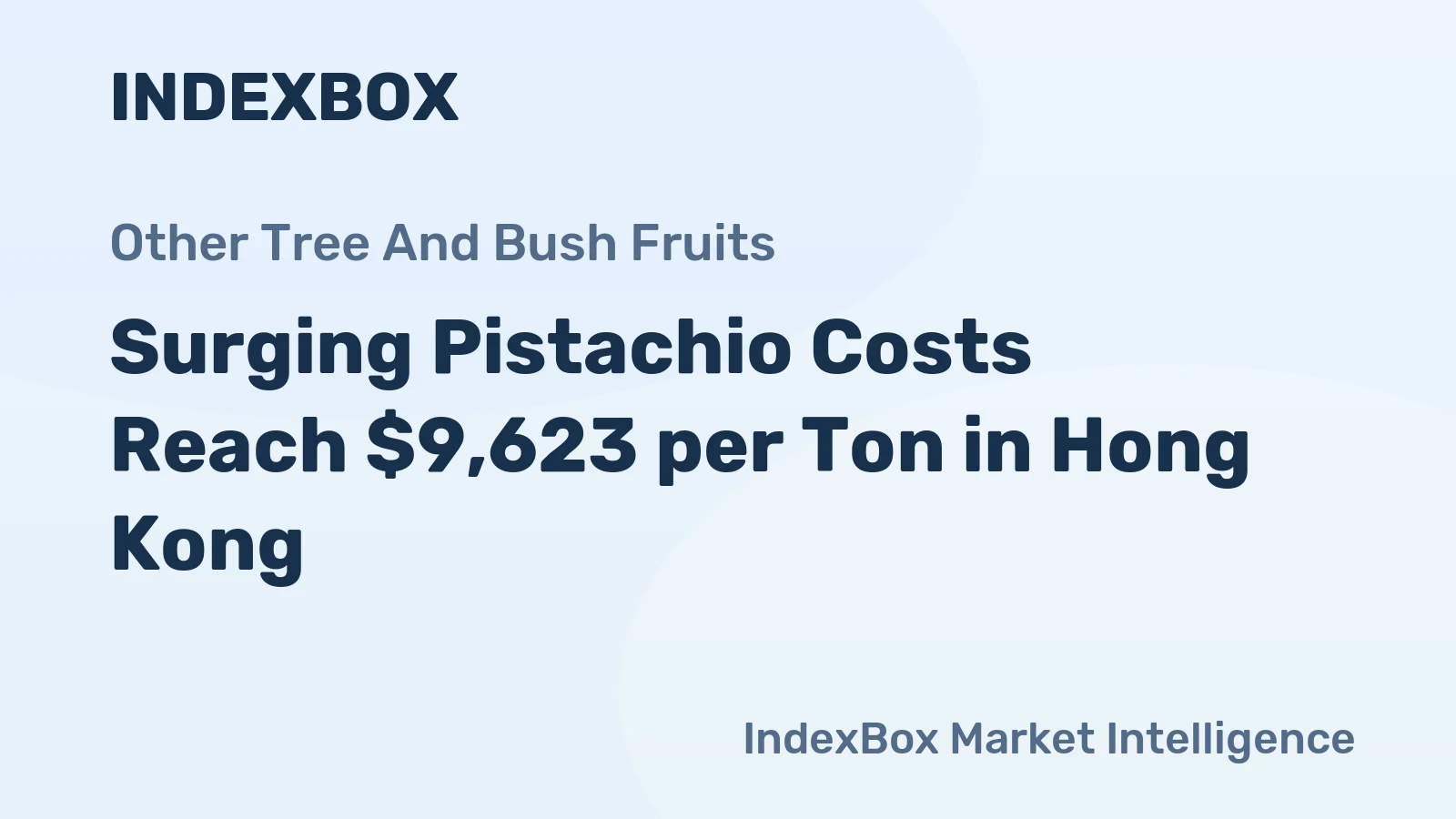 Surging Pistachio Costs Reach $9,623 per Ton in Hong Kong