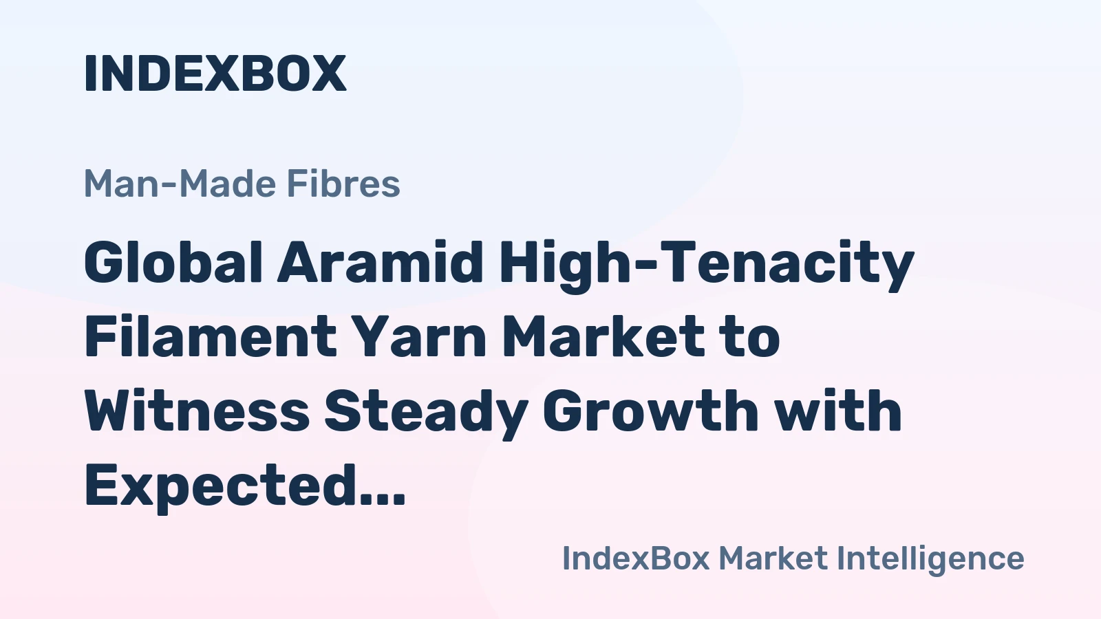Global Aramid High-Tenacity Filament Yarn Market to Witness Steady Growth with Expected CAGR of +1.4%