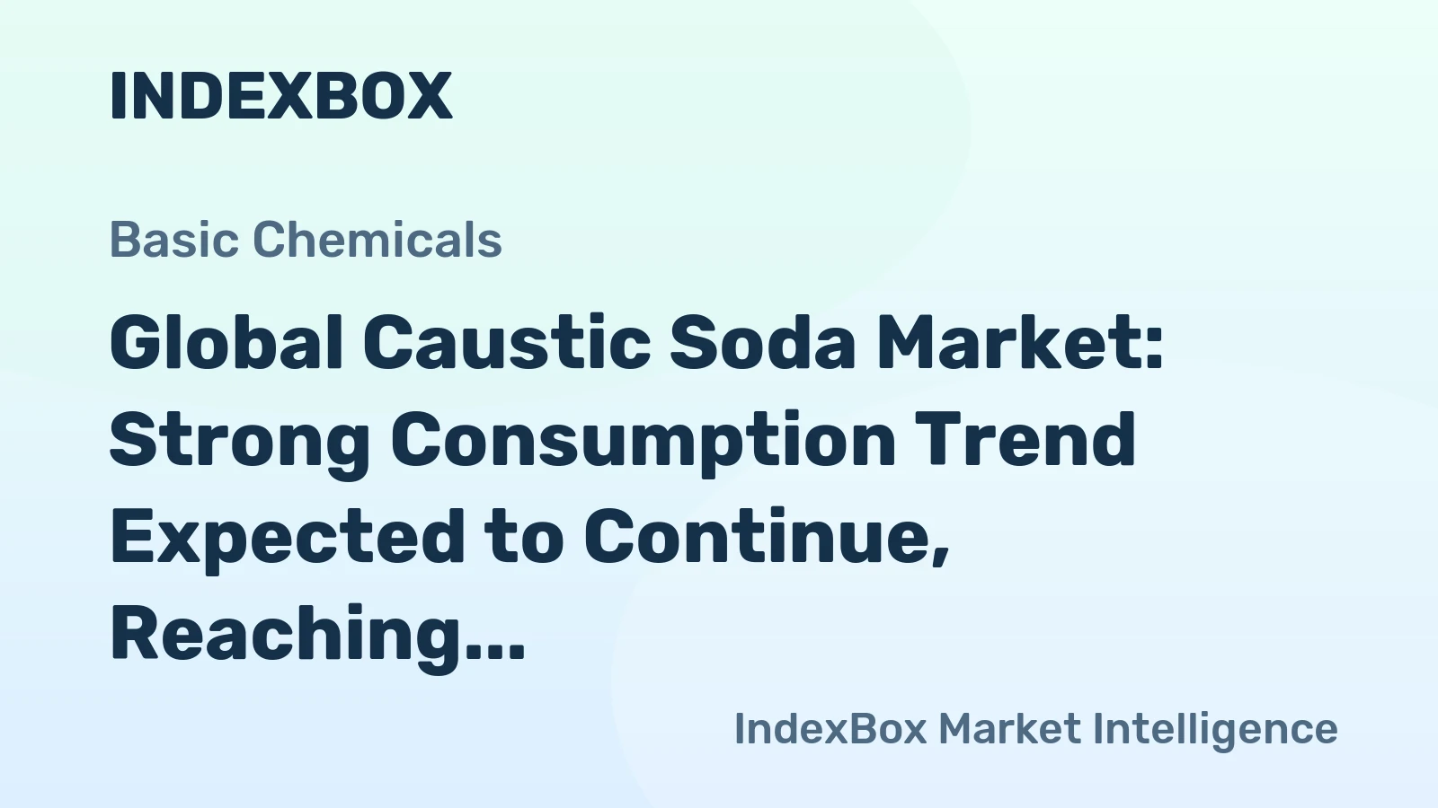 Global Caustic Soda Market: Strong Consumption Trend Expected to Continue, Reaching 3.8M Tons by 2035